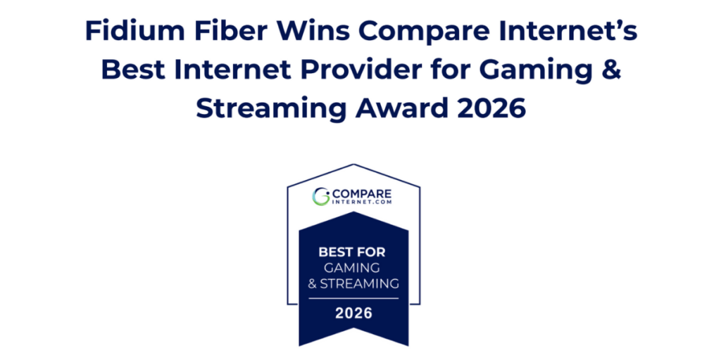 Fidium Fiber Wins Best Internet Provider for Gaming & Streaming ...